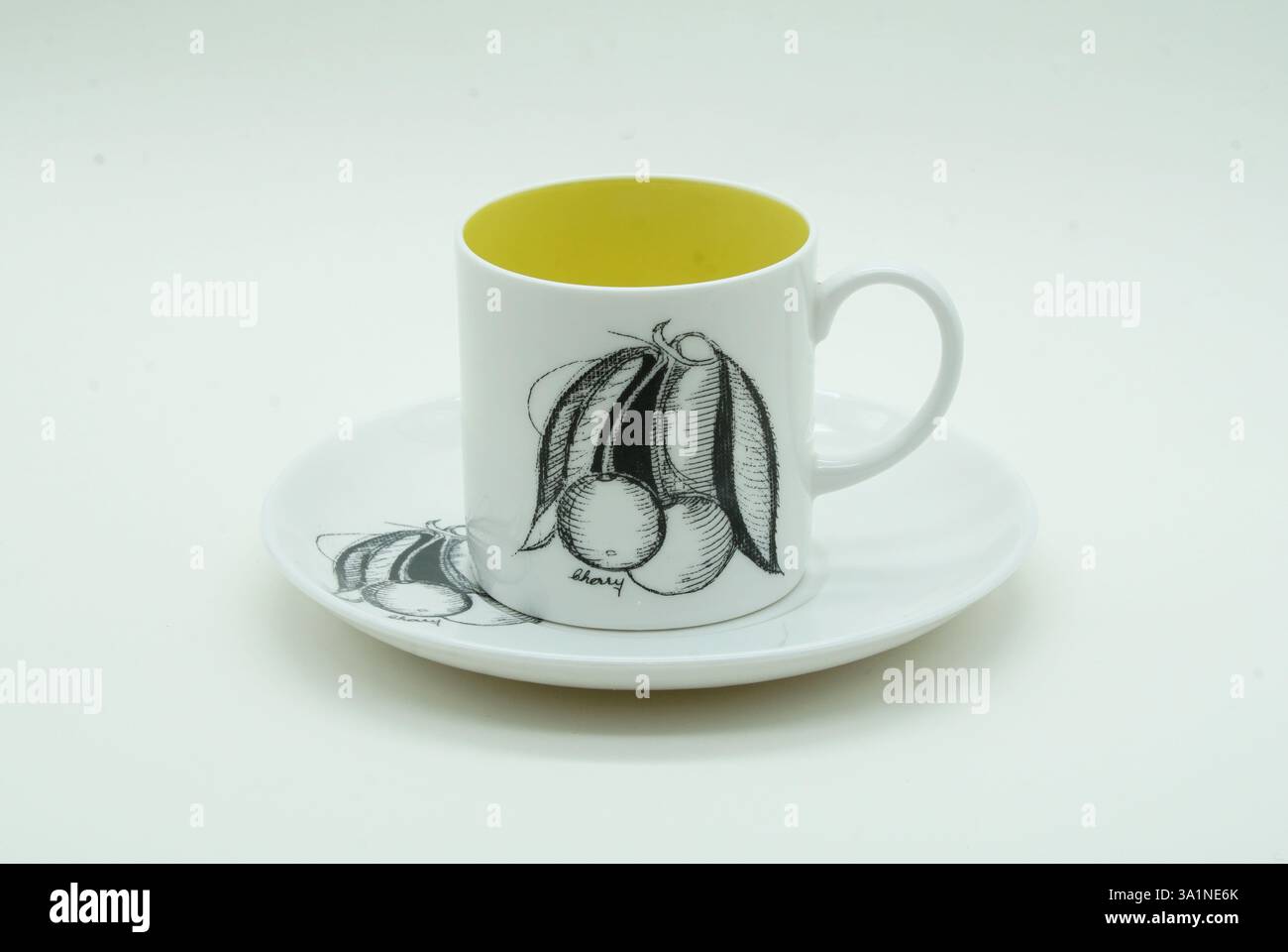 Susie Cooper Design, china coffee cup, Black Fruit pattern, circa 1960 ...