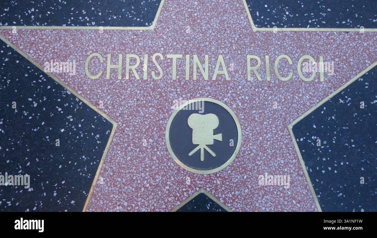 Hollywood, California, USA 7th March 2025 Actress Christina Ricci ...