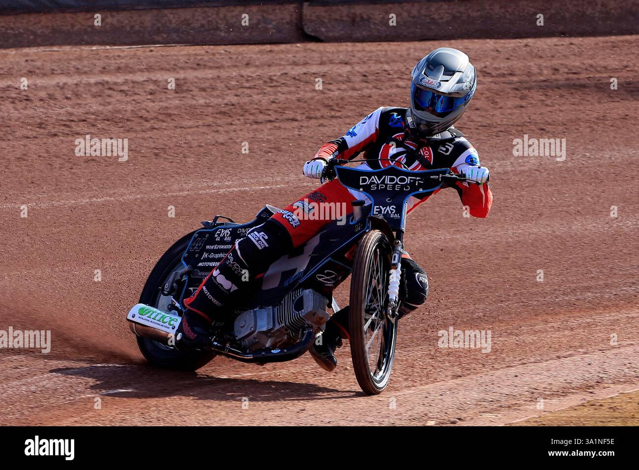 National Speedway Stadium, Manchester on Sunday 9th March 2025. Freddy ...