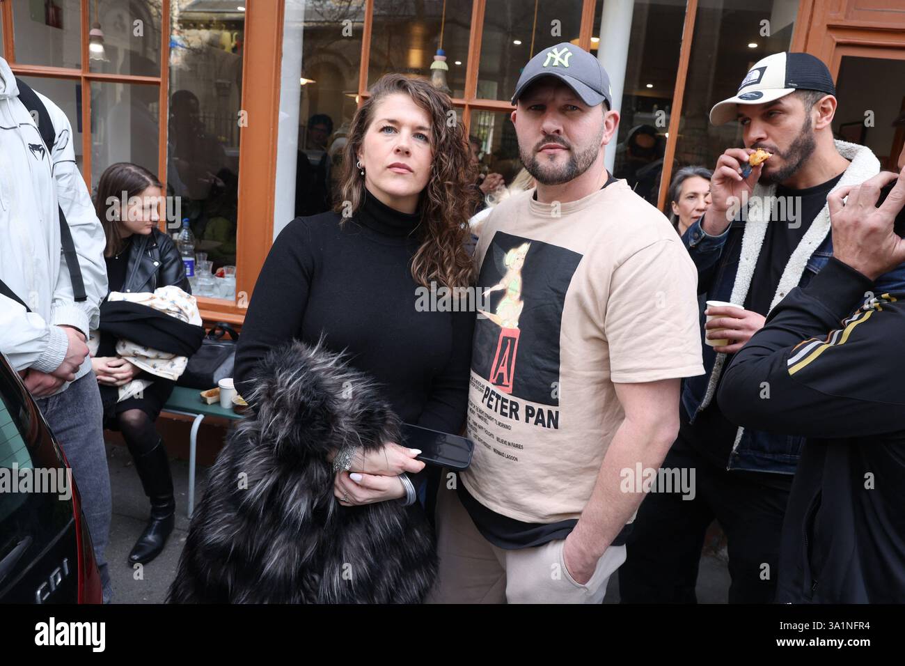 Cassie Vastine and Adriani Vastine attend commemoration of the victims ...