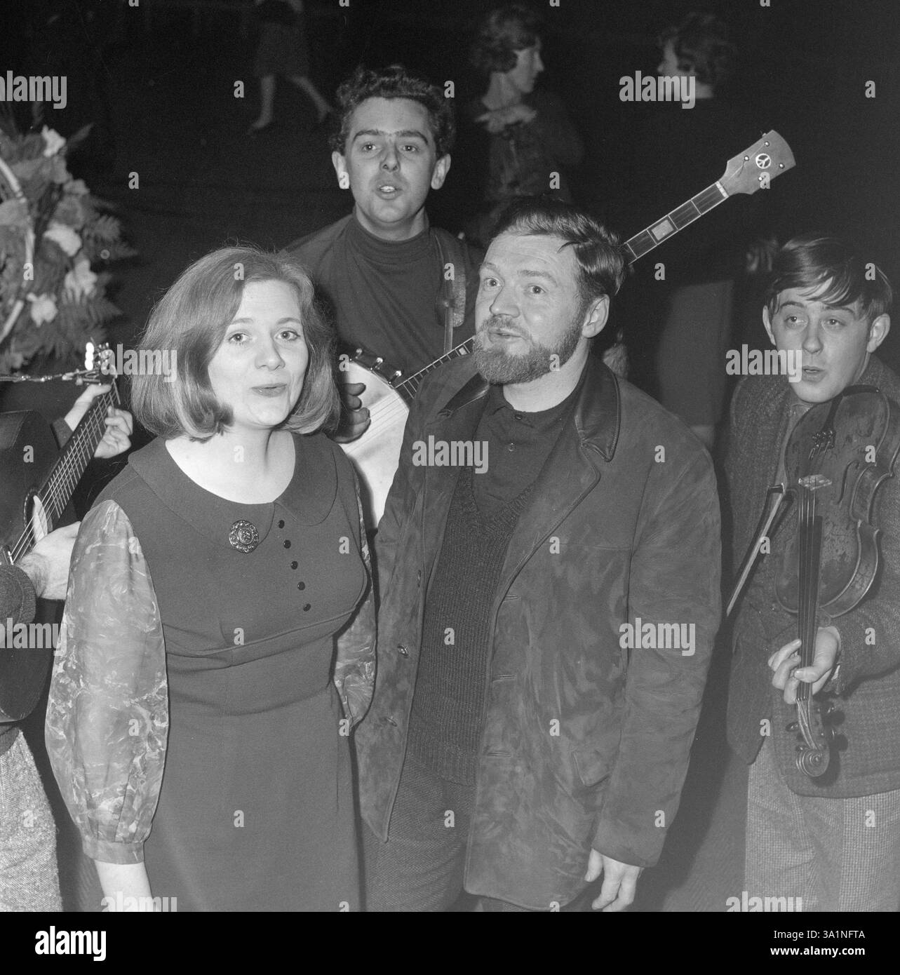The Ian Campbell Folk Group, photographed in the 19602. Lorna Campbell ...