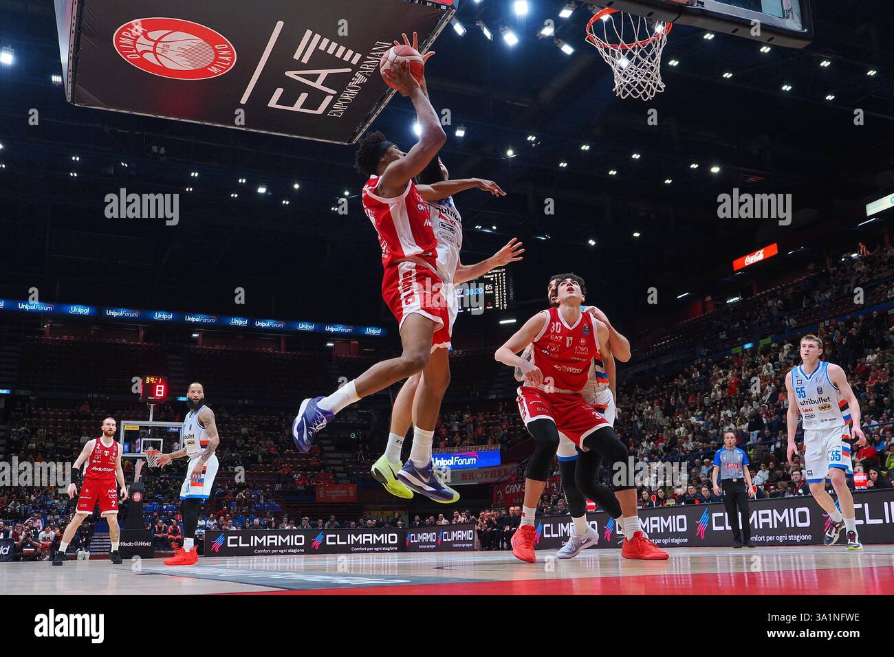 Zack LeDay (EA7 Emporio Armani Olimpia Milano) during EA7 Emporio ...