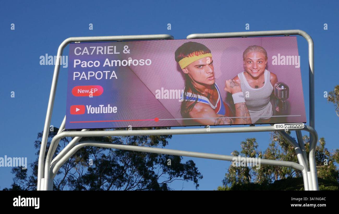 Los Angeles, California, USA 7th March 2025 CA7RIEL & Paco Amoroso ...