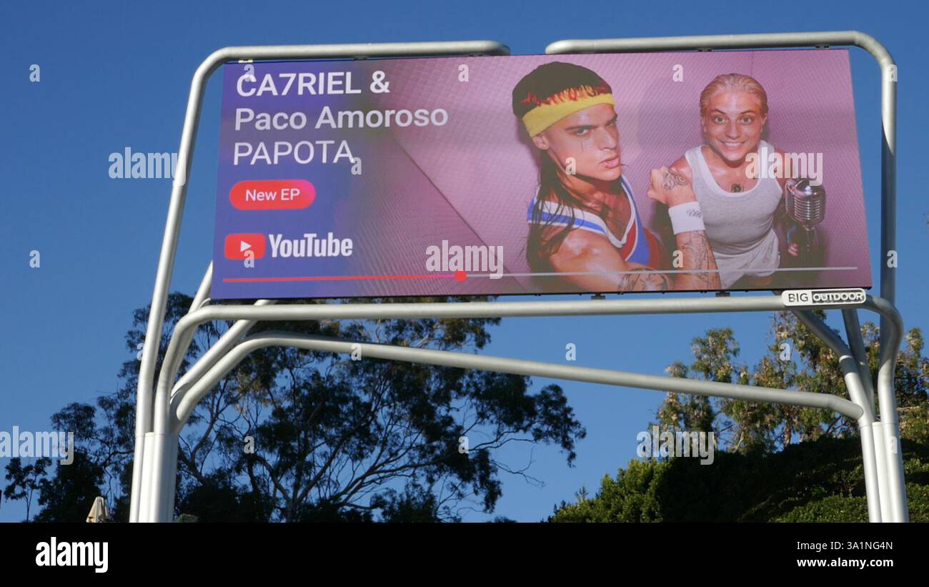 Los Angeles, California, USA 7th March 2025 CA7RIEL & Paco Amoroso ...