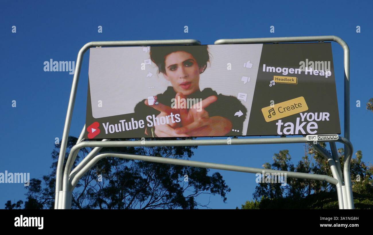 Los Angeles, California, USA 7th March 2025 Imogen Heap YouTube Shorts ...