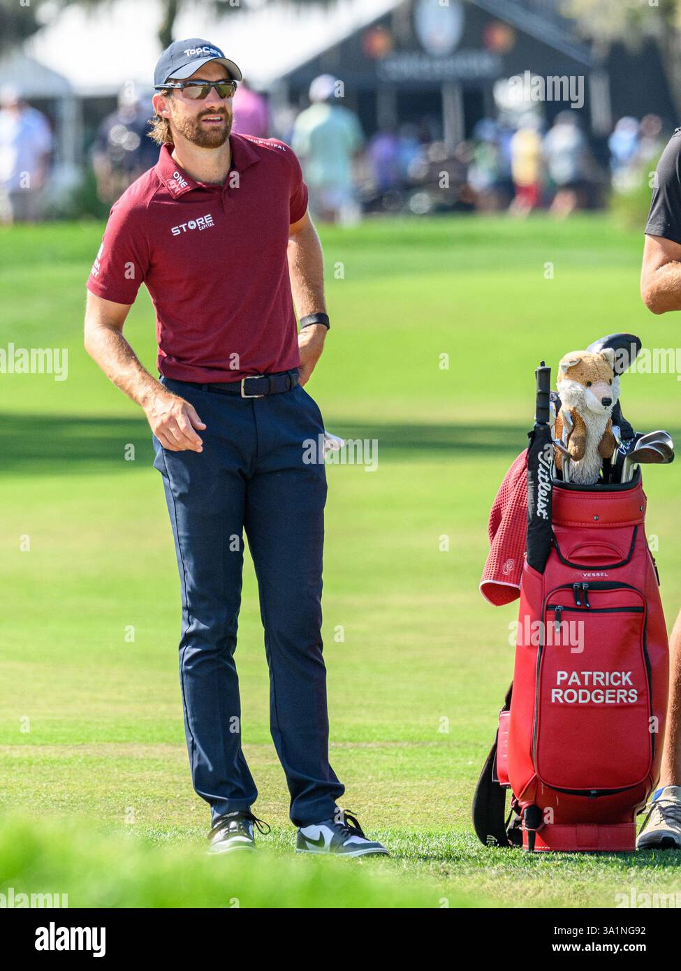 March 9, 2025: Patrick Rodgers on the 1st fairway during final round of ...
