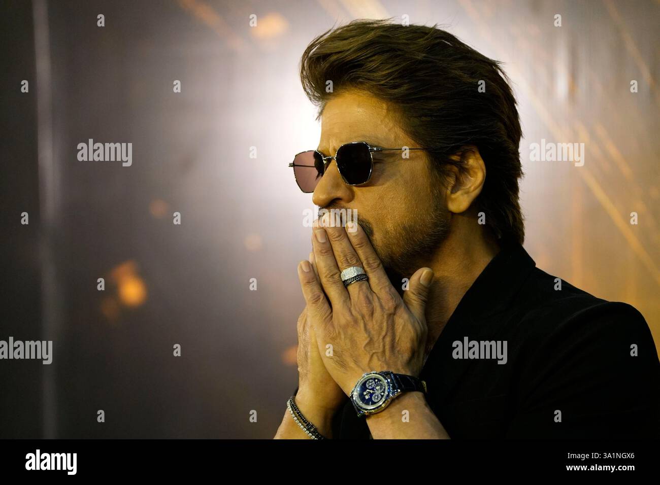 Indian Bollywood actor and film producer Shah Rukh Khan arrives for the ...