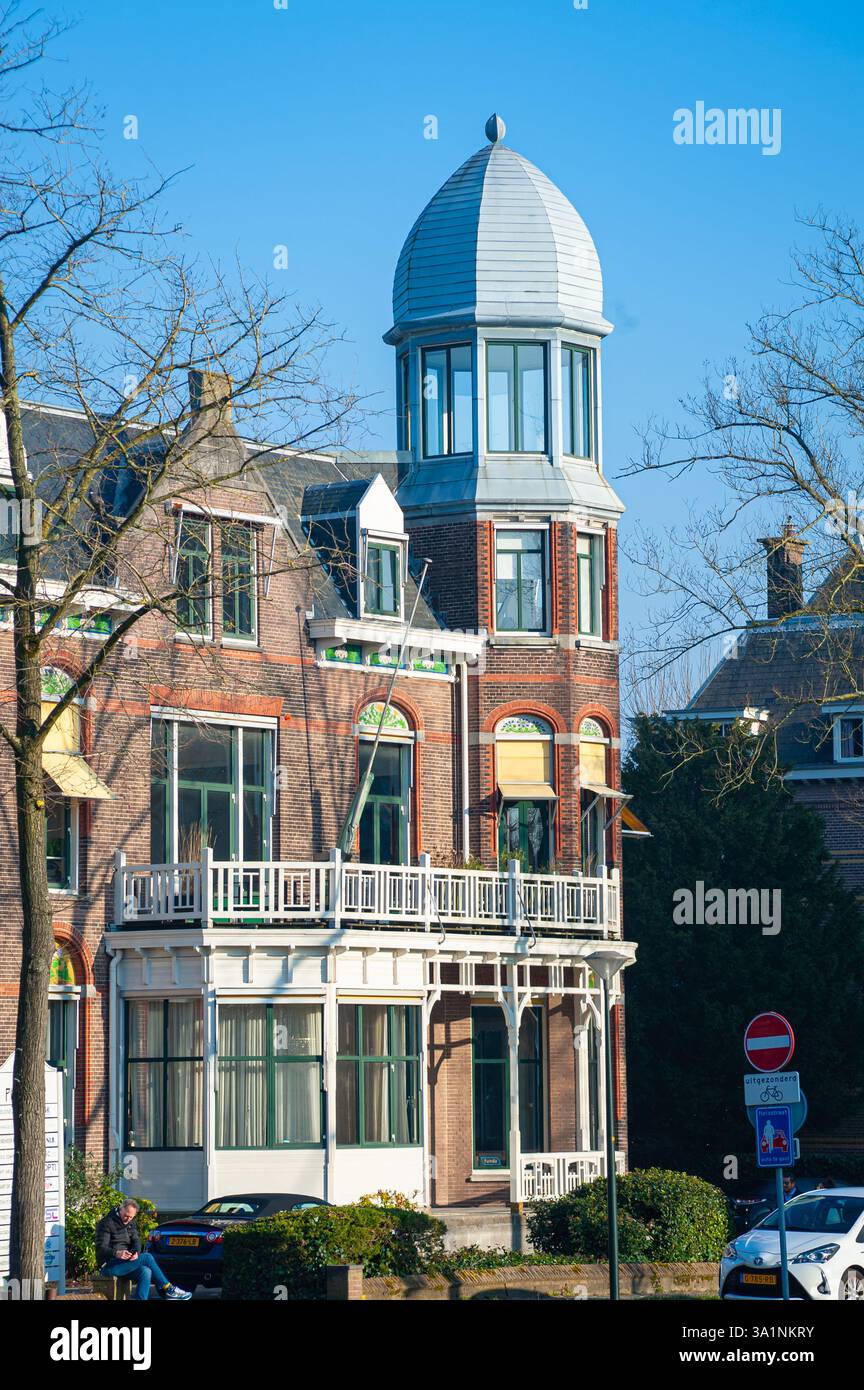 Stately building in neo renaissance style in the embassy district of ...
