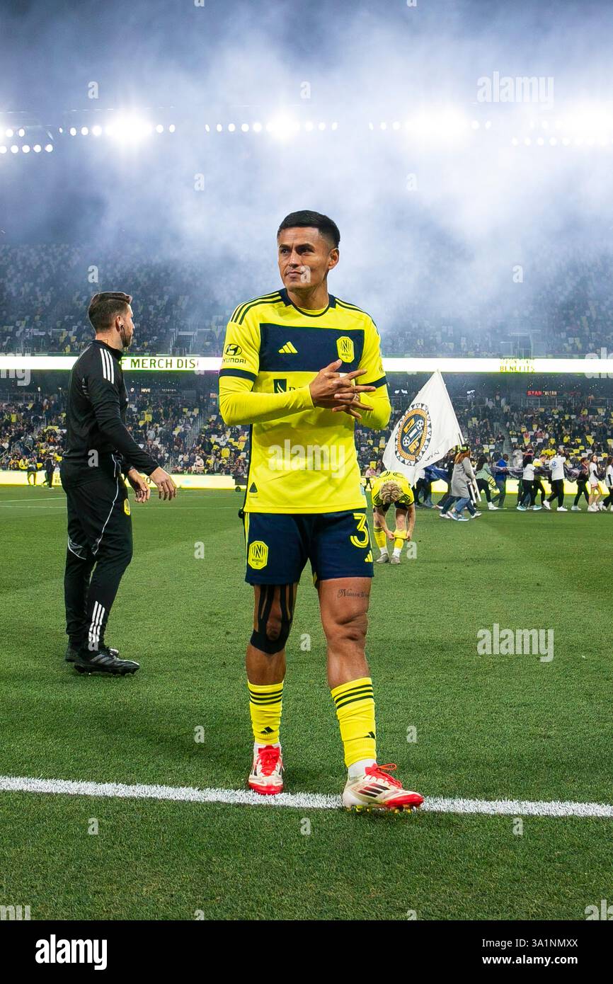 Nashville, USA. 08th Mar, 2025. Nashville SC defender Andy Najar (31 ...