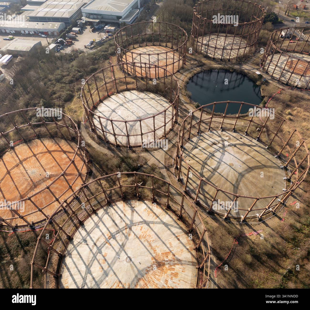 Bromley-by-Bow Gas Works Stock Photo - Alamy