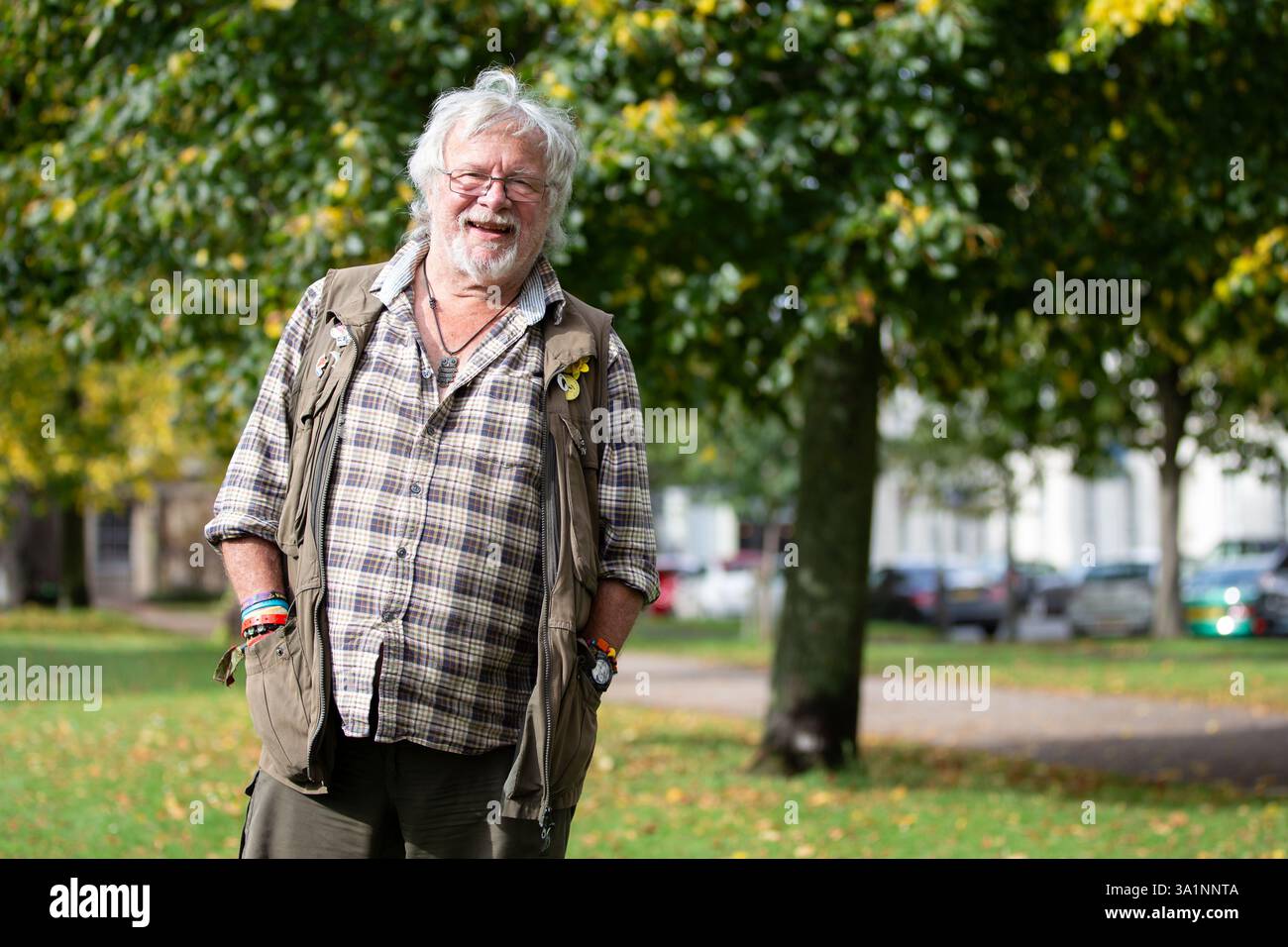 William Edgar Oddie aka Bill Oddie, photographed at the Cheltenham ...