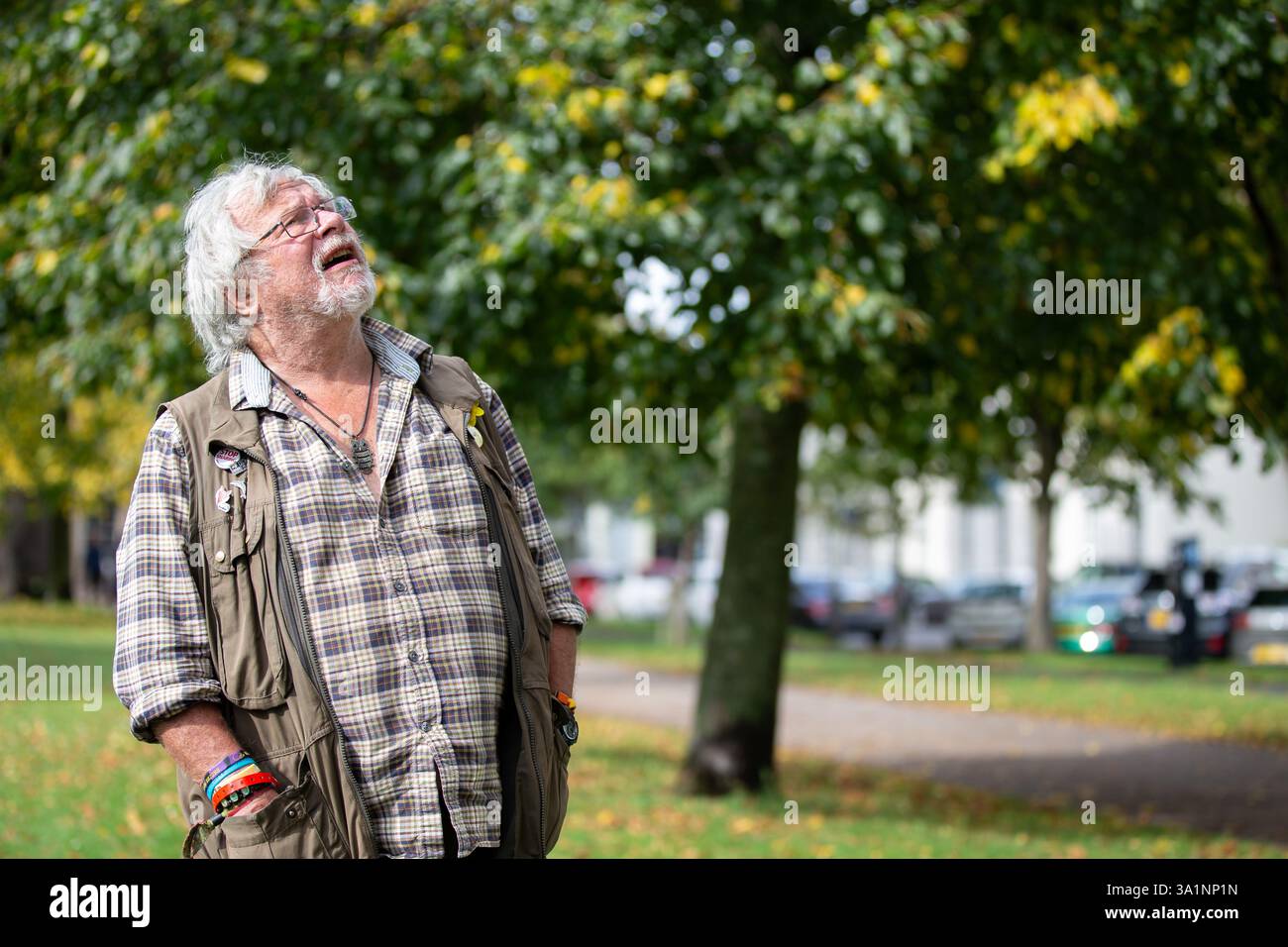 William Edgar Oddie aka Bill Oddie, photographed at the Cheltenham ...