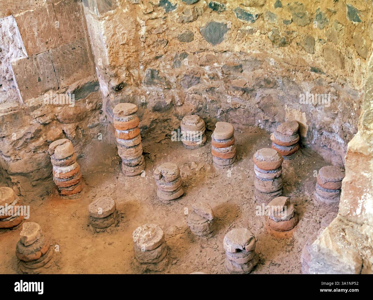 Old ancient ruins in Armenian city of Yerevan Stock Photo - Alamy