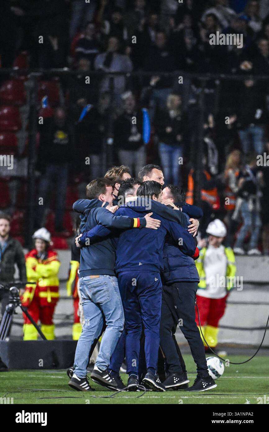 Antwerp, Belgium. 09th Mar, 2025. Gent's interim head coach Danijel ...