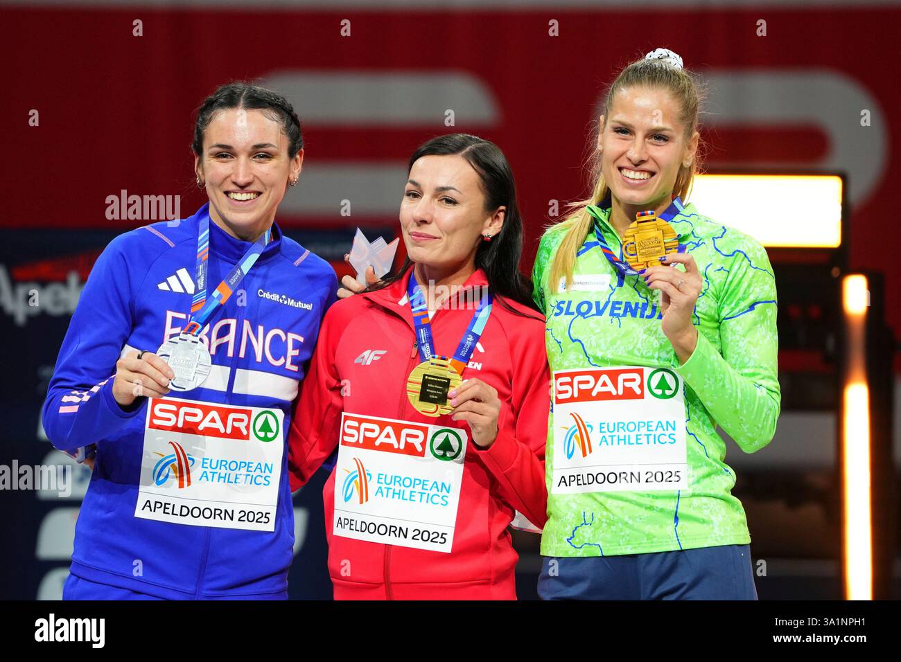 From left: Silver medalist France's Clara Liberman, Gold medalist ...