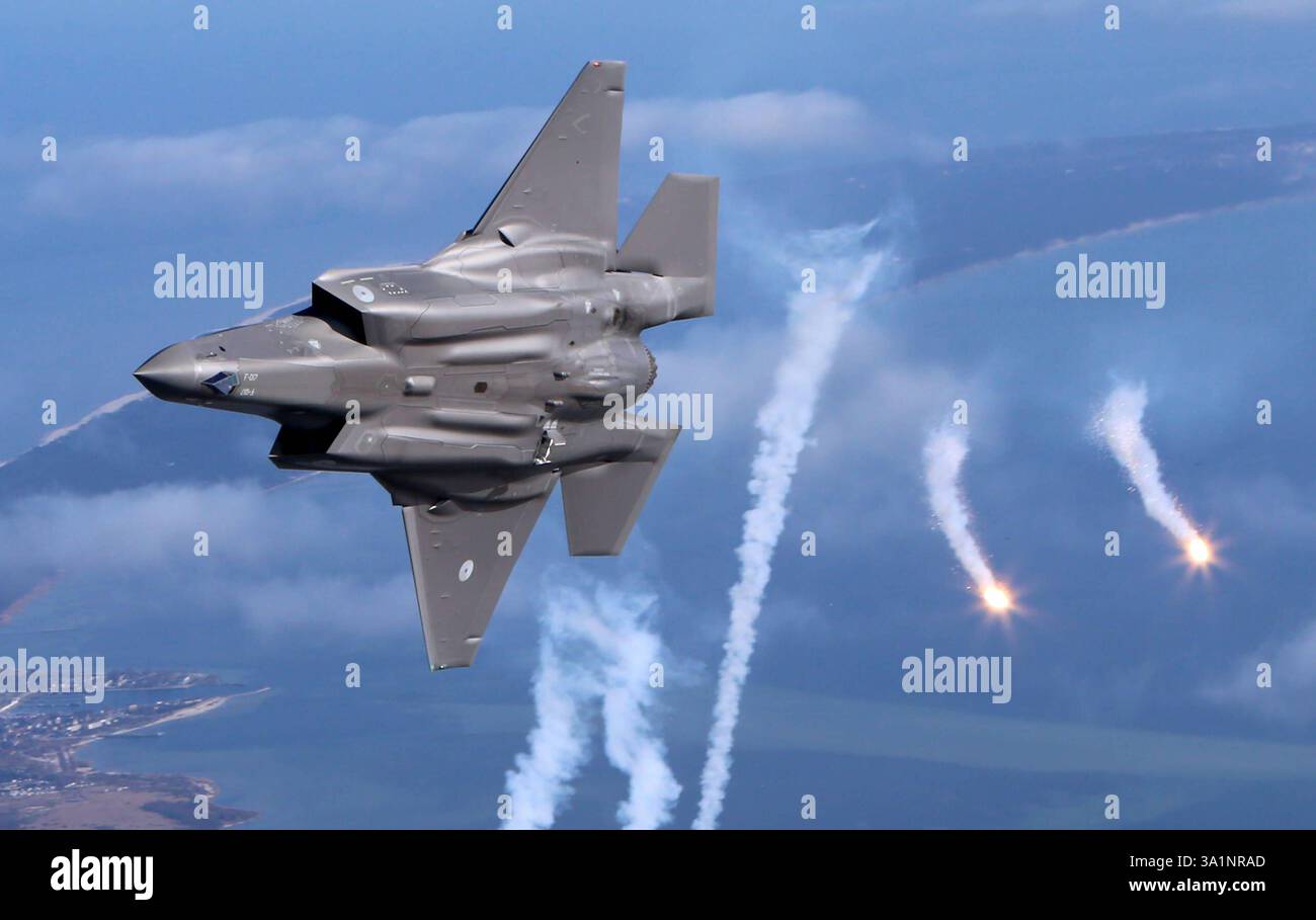 Ein Kampfflugzeug der niederländischen Luftwaffe vom Typ Lockheed ...