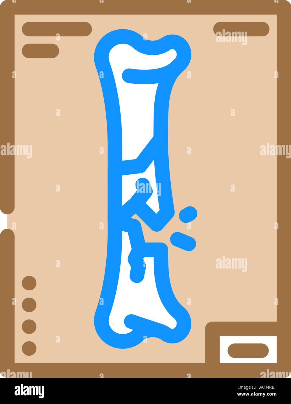 Orthopedic cast color icon Stock Vector Images - Alamy