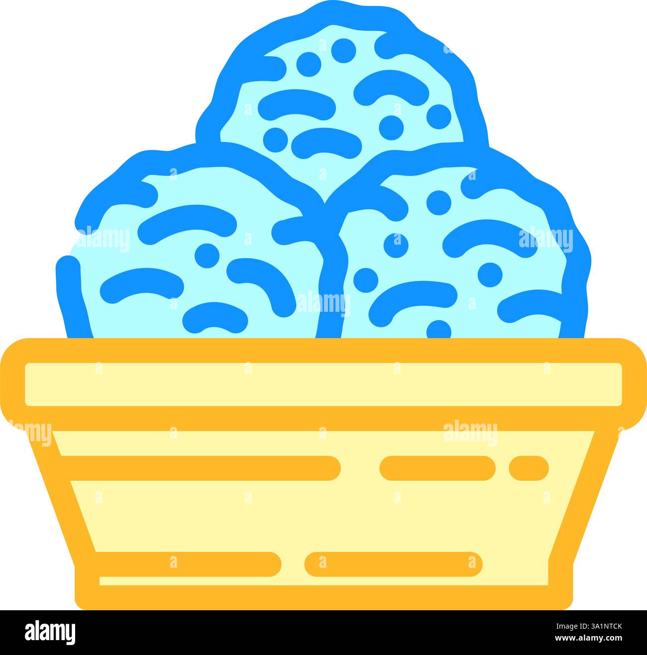 wool dryer balls clothes care color icon vector illustration Stock ...