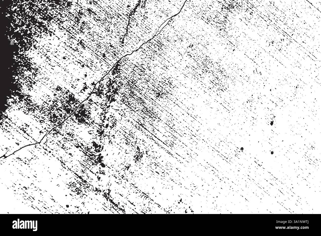 Grunge black and white pattern. Monochrome particles abstract texture ...