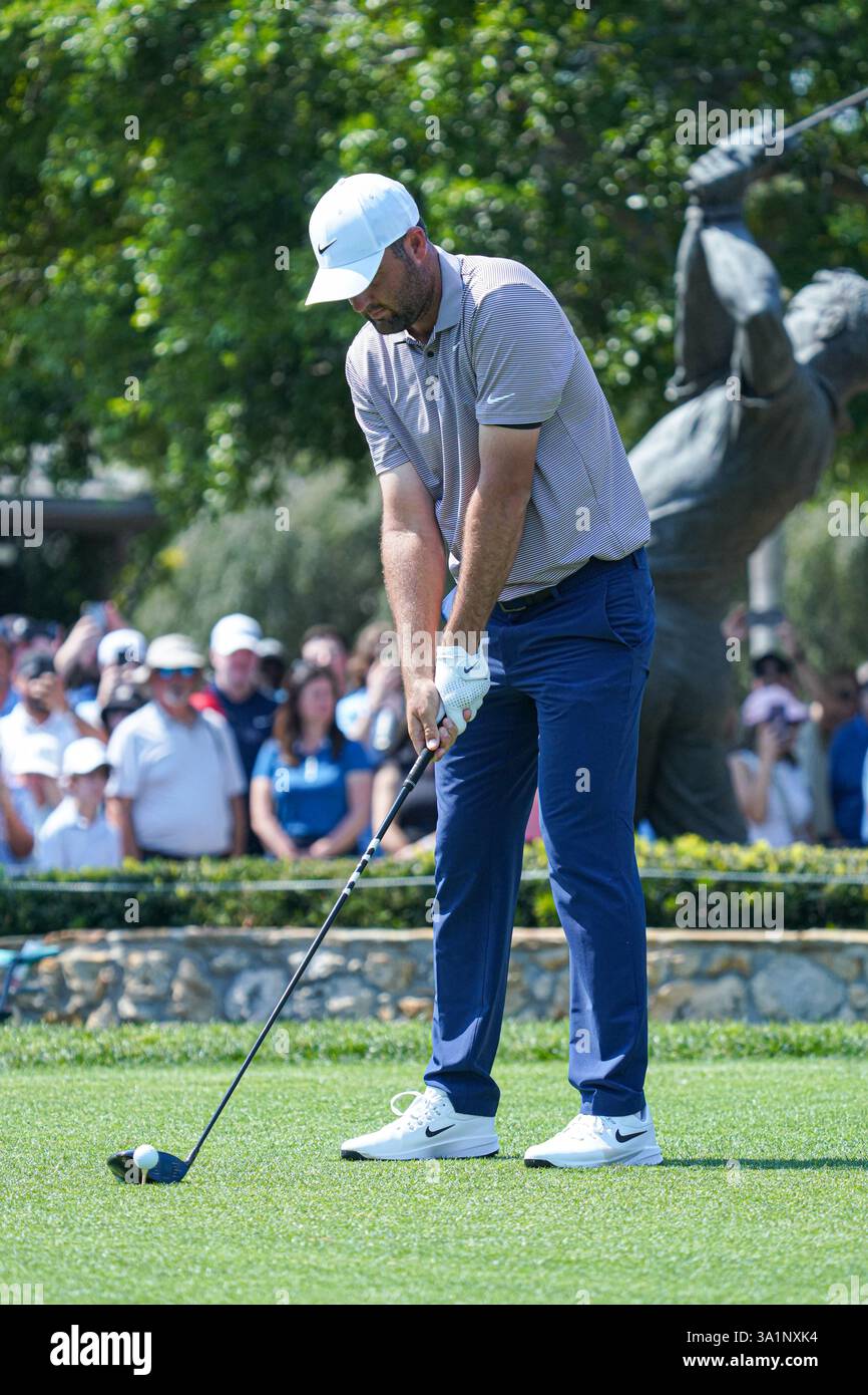 Orlando, Florida, USA, March 9, 2024, Scottie Scheffler During the 2025 ...