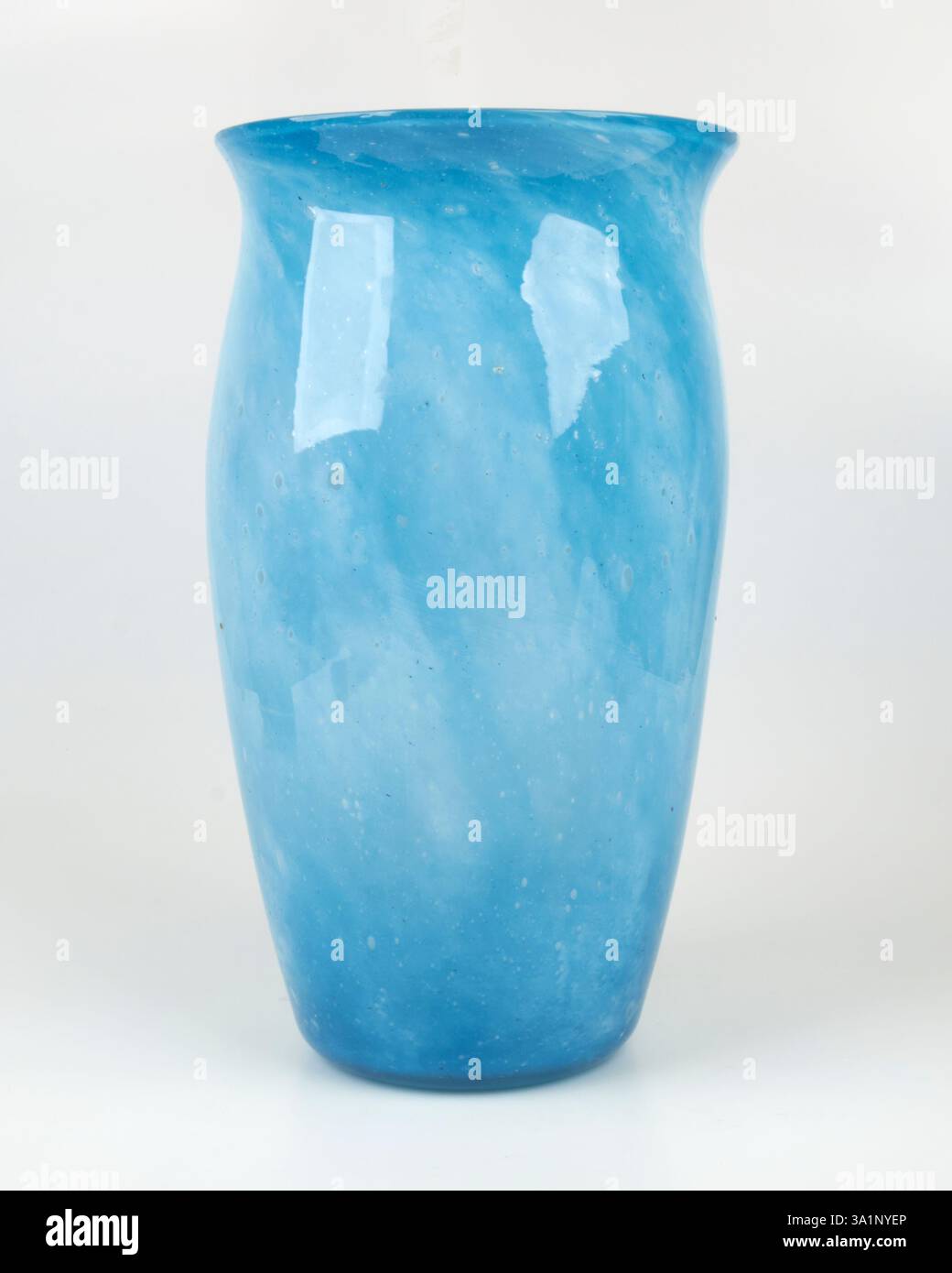 Antique 1930s James Powell Whitefriars Art Deco cloudy glass vase ...