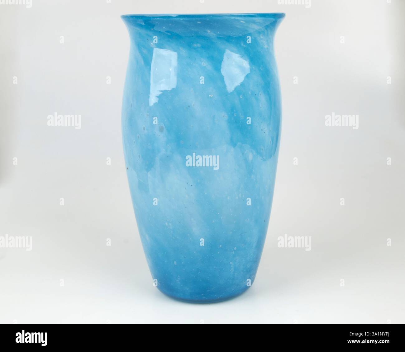 Antique 1930s James Powell Whitefriars Art Deco cloudy glass vase ...