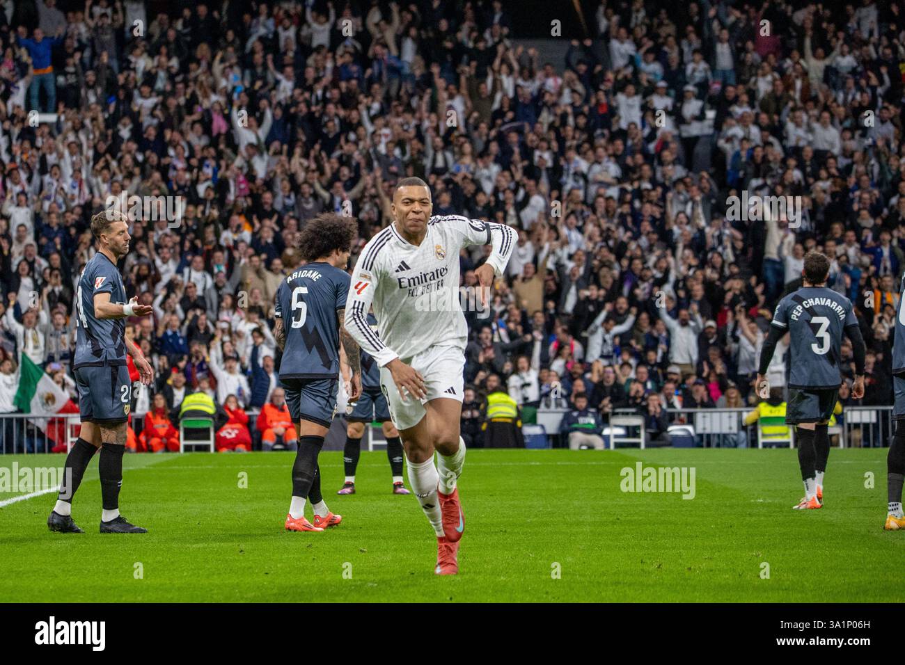 Madrid, Spain. 9th Mar, 2025. Real Madrid's Kylian Mbappé in action ...