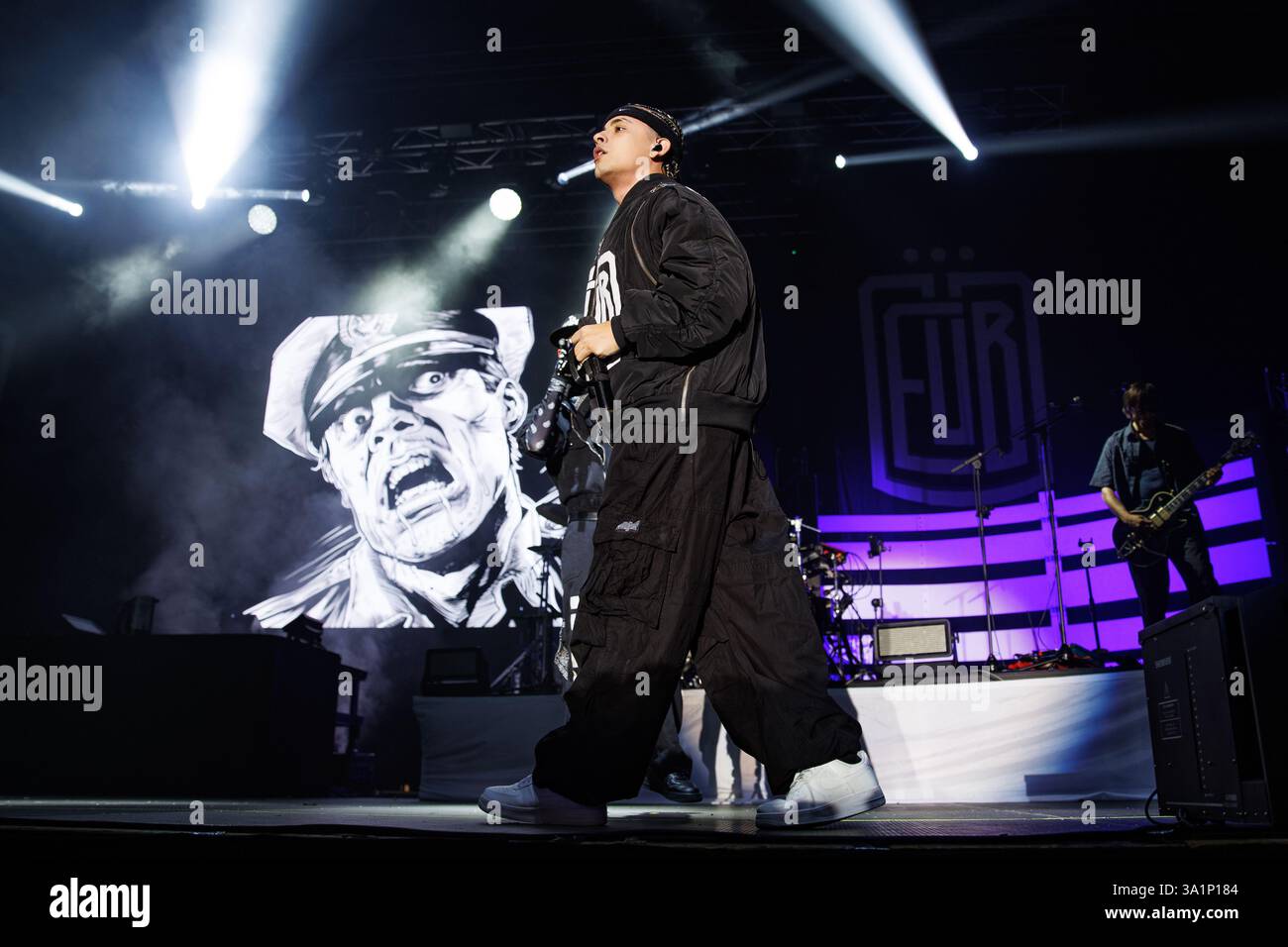 Barcelona, Spain. 8th March 2025. The rapper from Argentina Trueno (aka ...