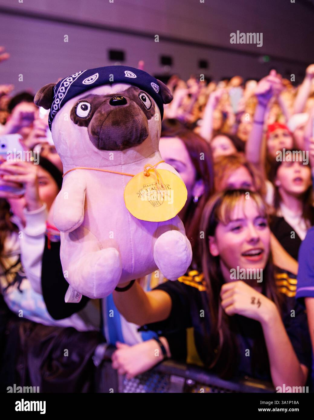 Barcelona, Spain. 8th March 2025. Fans cheering at the Trueno (aka ...