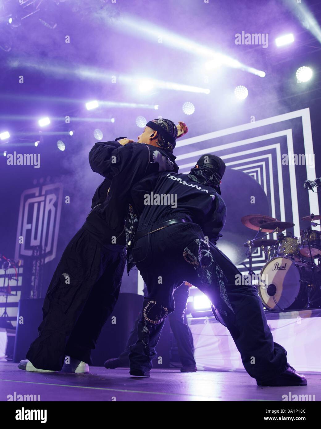 Barcelona, Spain. 8th March 2025. The rapper from Argentina Trueno (aka ...