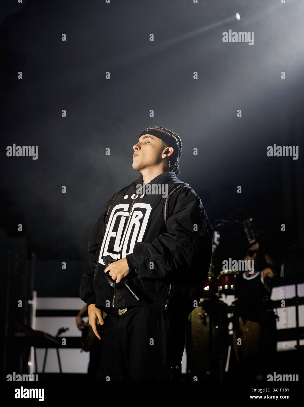 Barcelona, Spain. 8th March 2025. The rapper from Argentina Trueno (aka ...