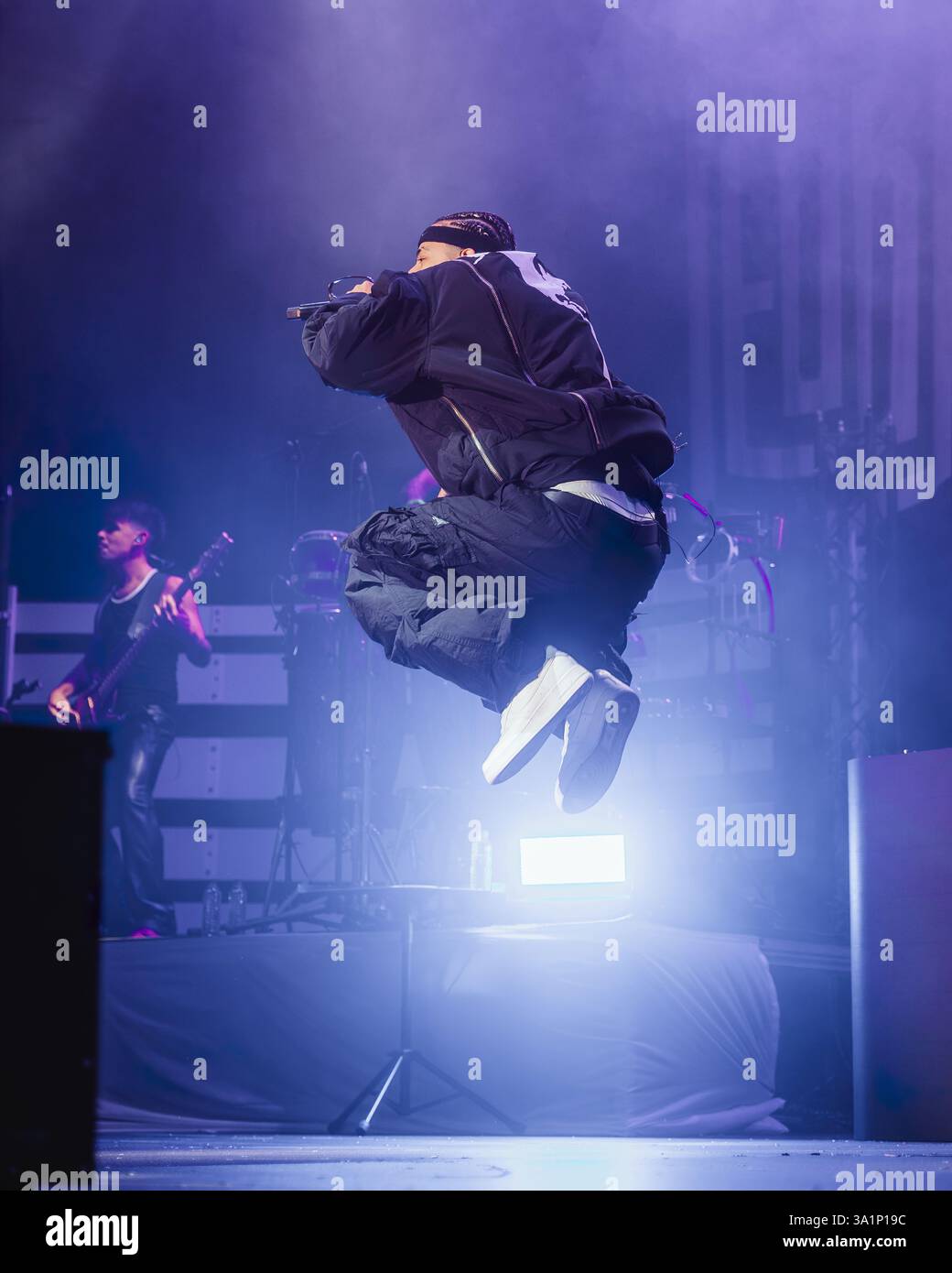 Barcelona, Spain. 8th March 2025. The rapper from Argentina Trueno (aka ...