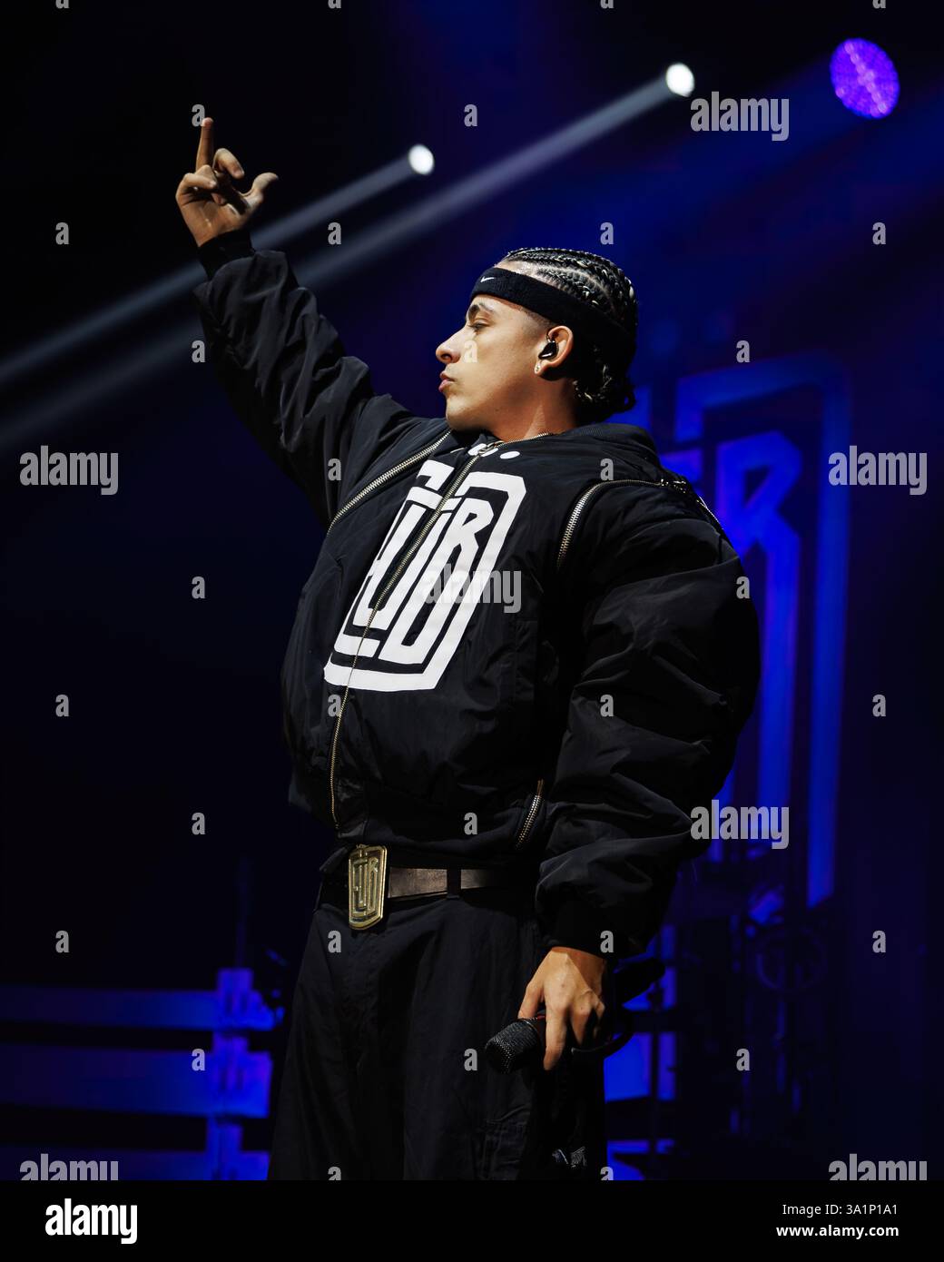 Barcelona, Spain. 8th March 2025. The rapper from Argentina Trueno (aka ...