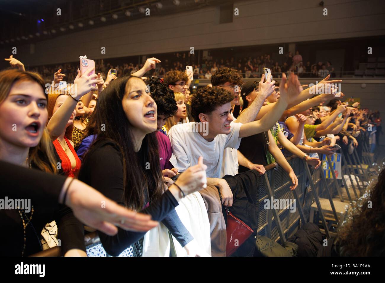 Barcelona, Spain. 8th March 2025. Fans cheering at the Trueno (aka ...