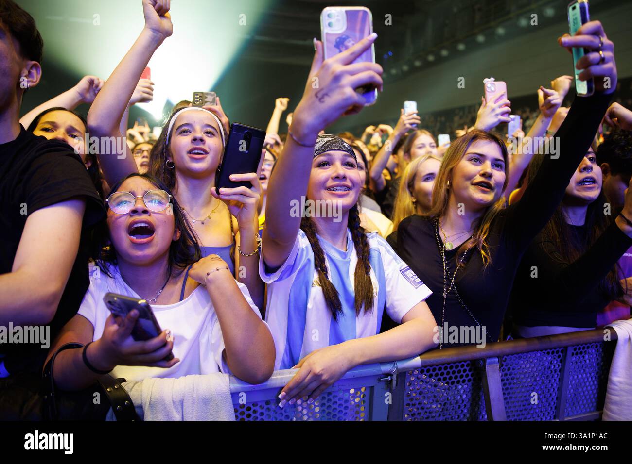 Barcelona, Spain. 8th March 2025. Fans cheering at the Trueno (aka ...