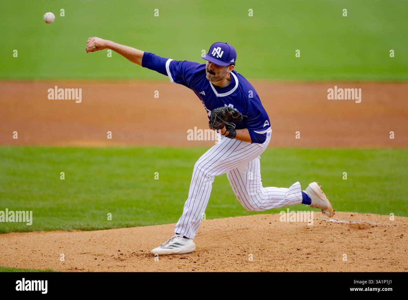 North Alabama pitcher Anthony Pingeton (27) throws during an NCAA ...