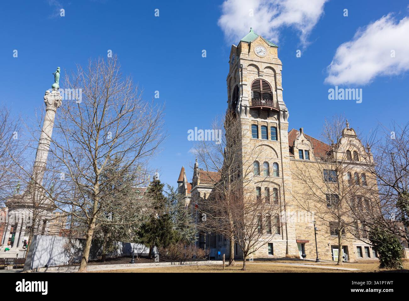 Scranton, PA - March 8, 2025: View of the Lackawanna County Courthouse ...