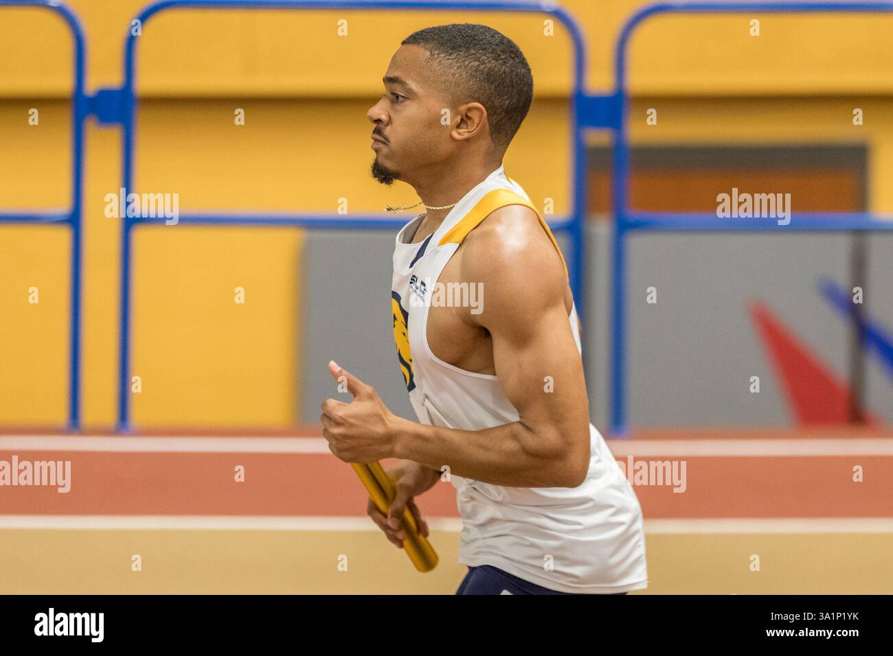 Birmingham, Alabama, USA. 2nd Mar, 2025. East Texas A&M Lions runner ...