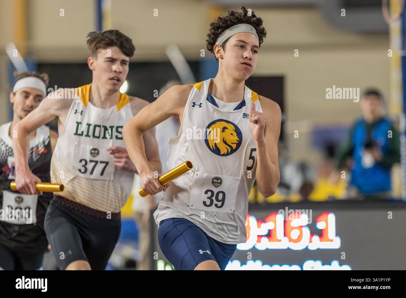 Birmingham, Alabama, USA. 2nd Mar, 2025. East Texas A&M Lions runner ...