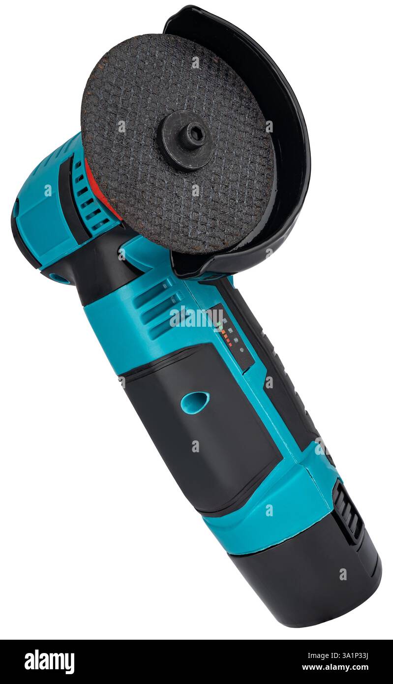 Miniature battery powered sander with a comfortable handle Stock Photo ...
