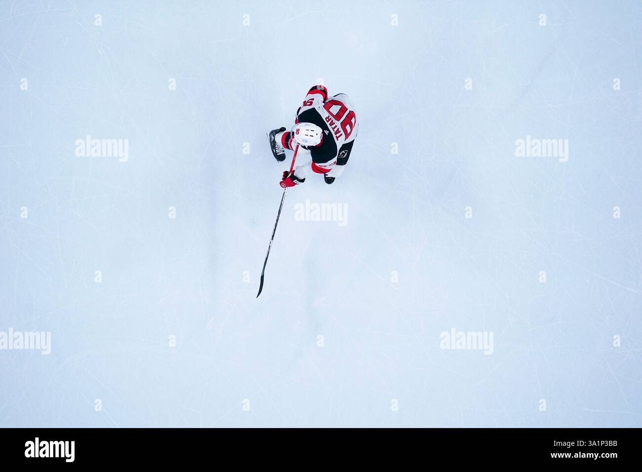 New Jersey Devils' Tomas Tatar plays during an NHL hockey game, Sunday ...