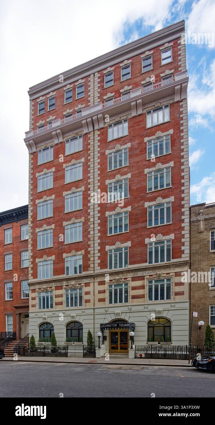 Washington Square Hotel, 101-105 Waverly Place, was built in 1902 as ...