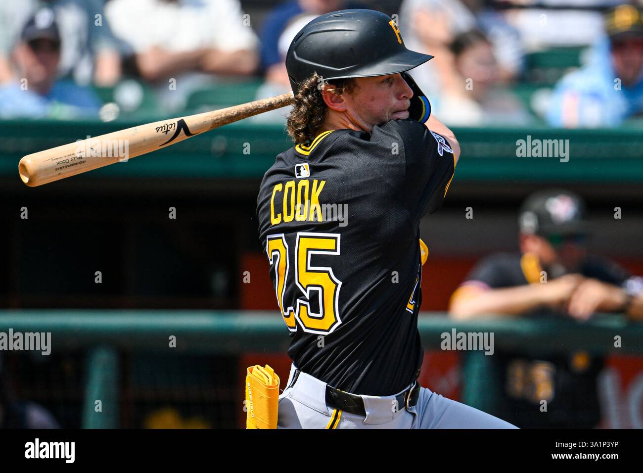 March 9, 2025, Lakeland,Florida, Florida, USA: Billy Cook (25) of the ...