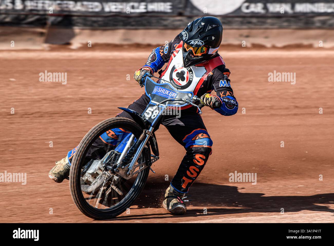 National Speedway Stadium, Manchester on Sunday 9th March 2025. Wayne ...