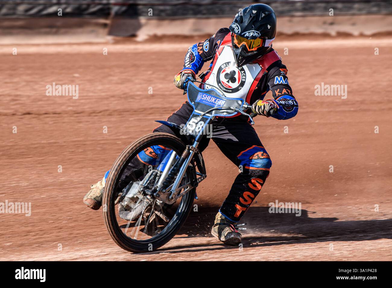 National Speedway Stadium, Manchester on Sunday 9th March 2025. Wayne ...