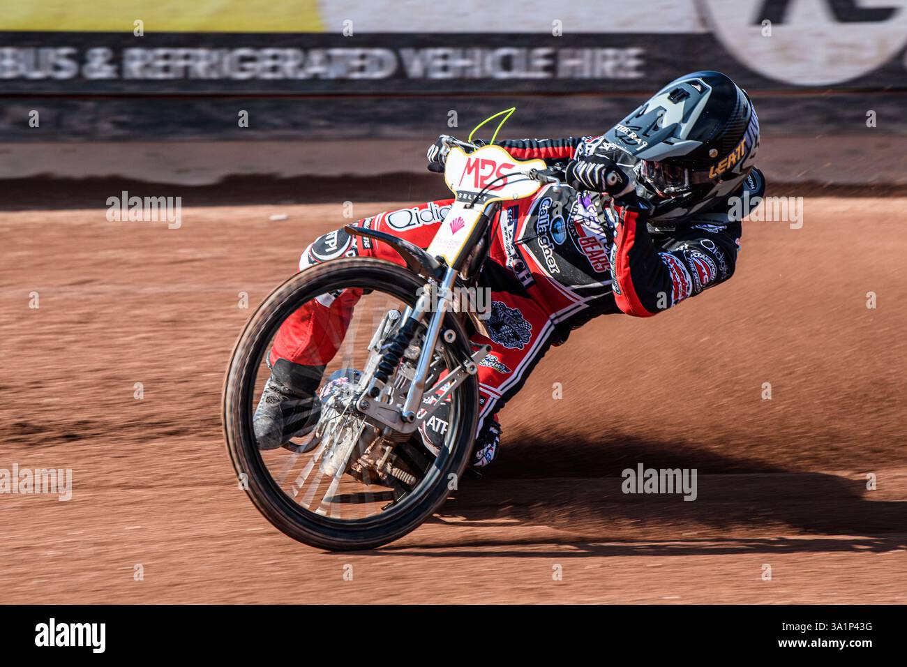 National Speedway Stadium, Manchester on Sunday 9th March 2025. Dan ...