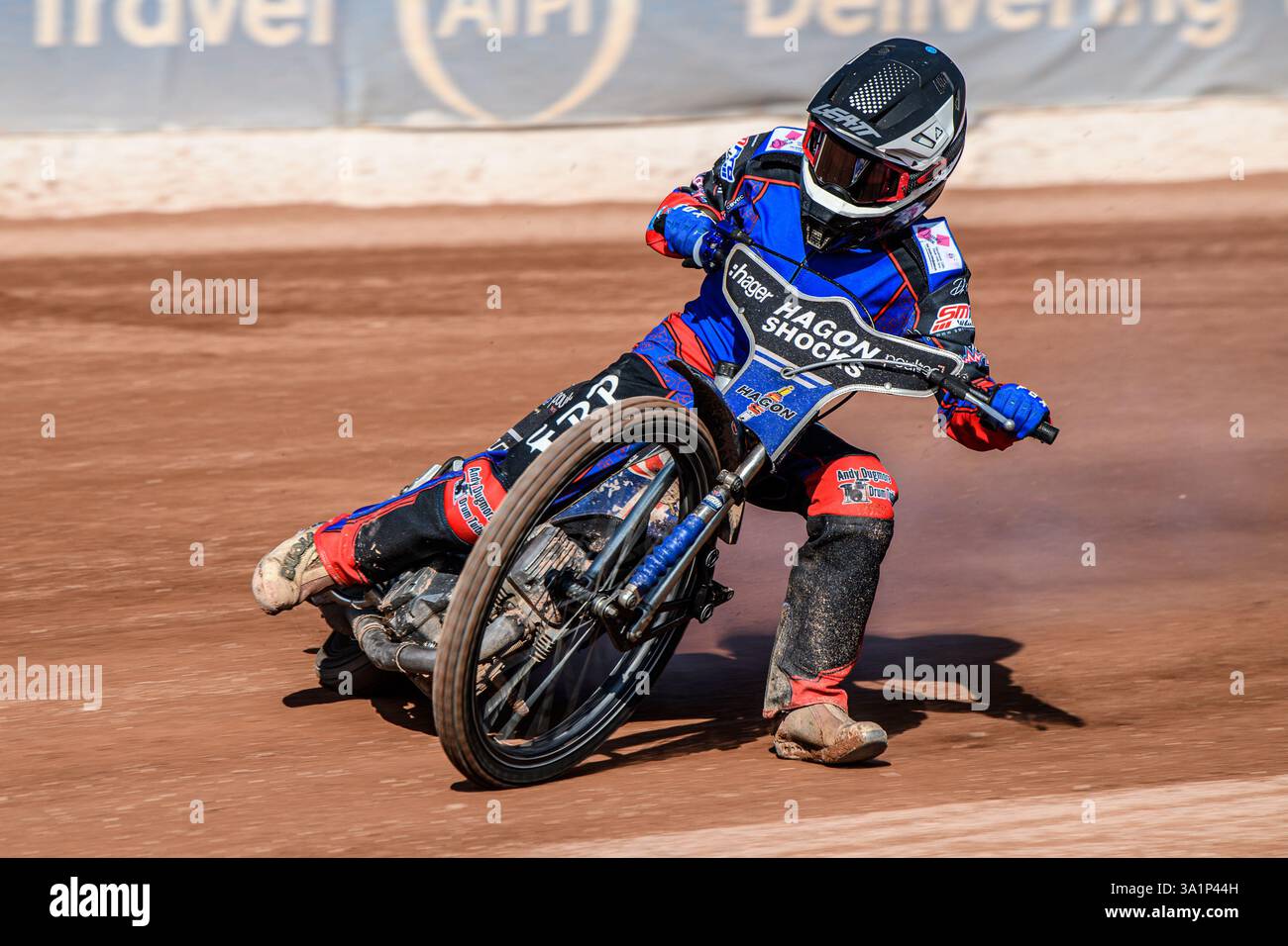 Harry Fletcher in action during the Belle Vue Track Experience at the ...