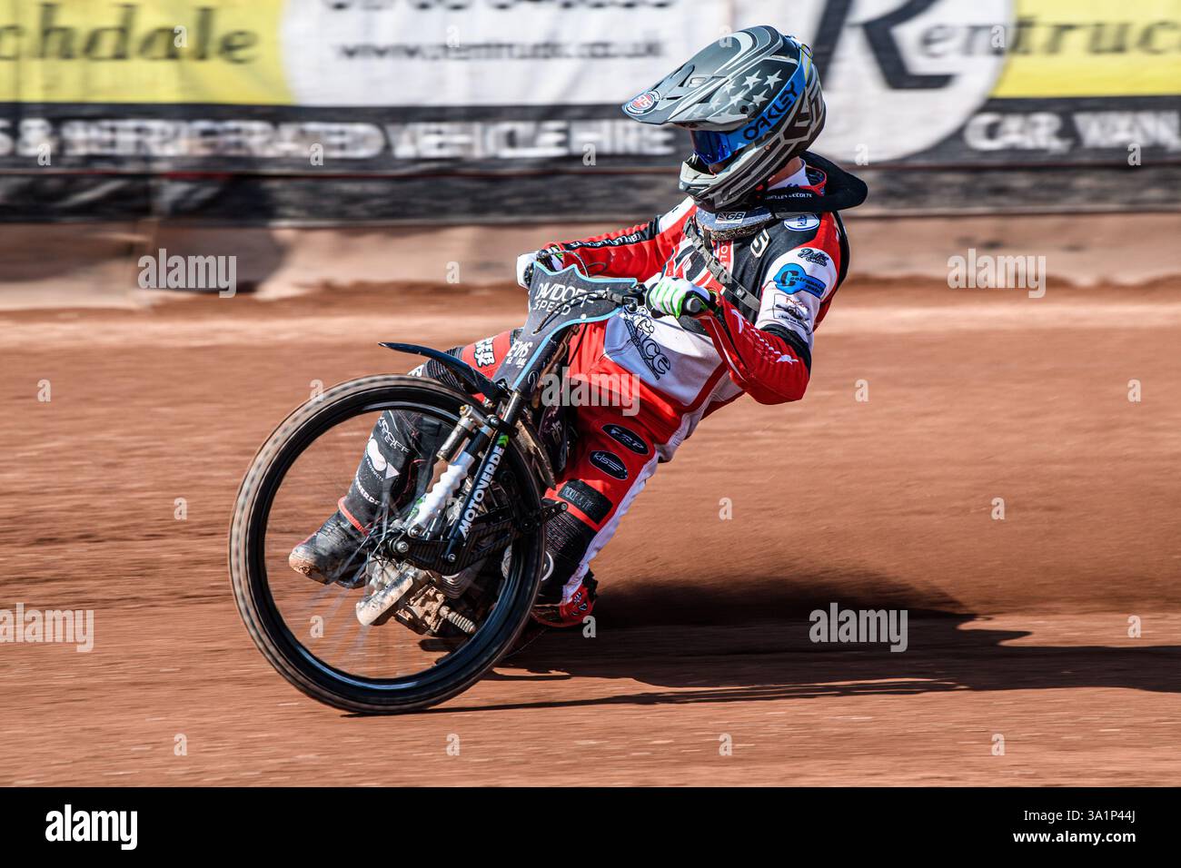 National Speedway Stadium, Manchester on Sunday 9th March 2025. Freddy ...