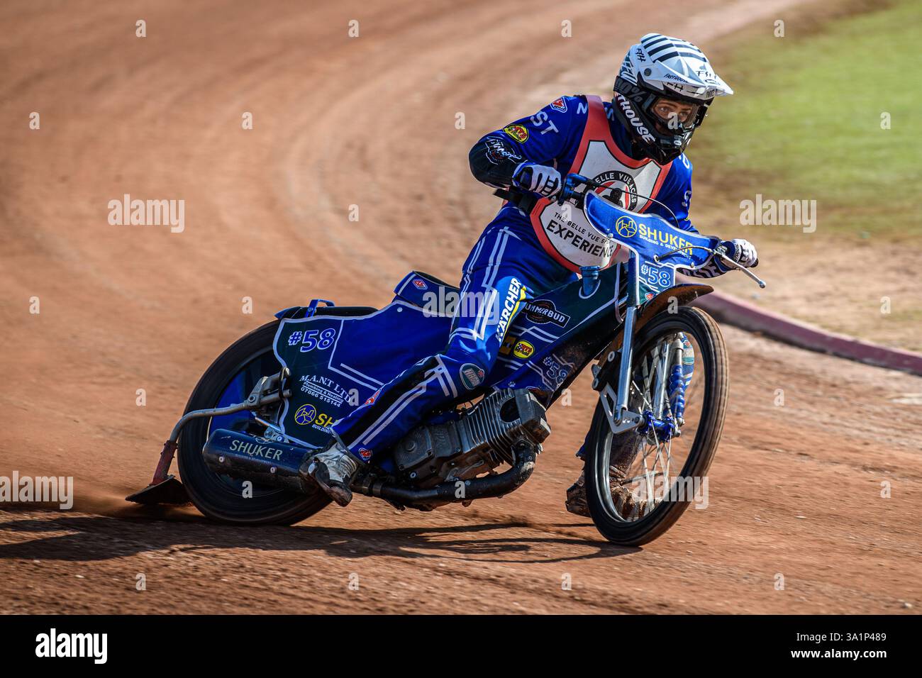 National Speedway Stadium, Manchester on Sunday 9th March 2025. Max ...