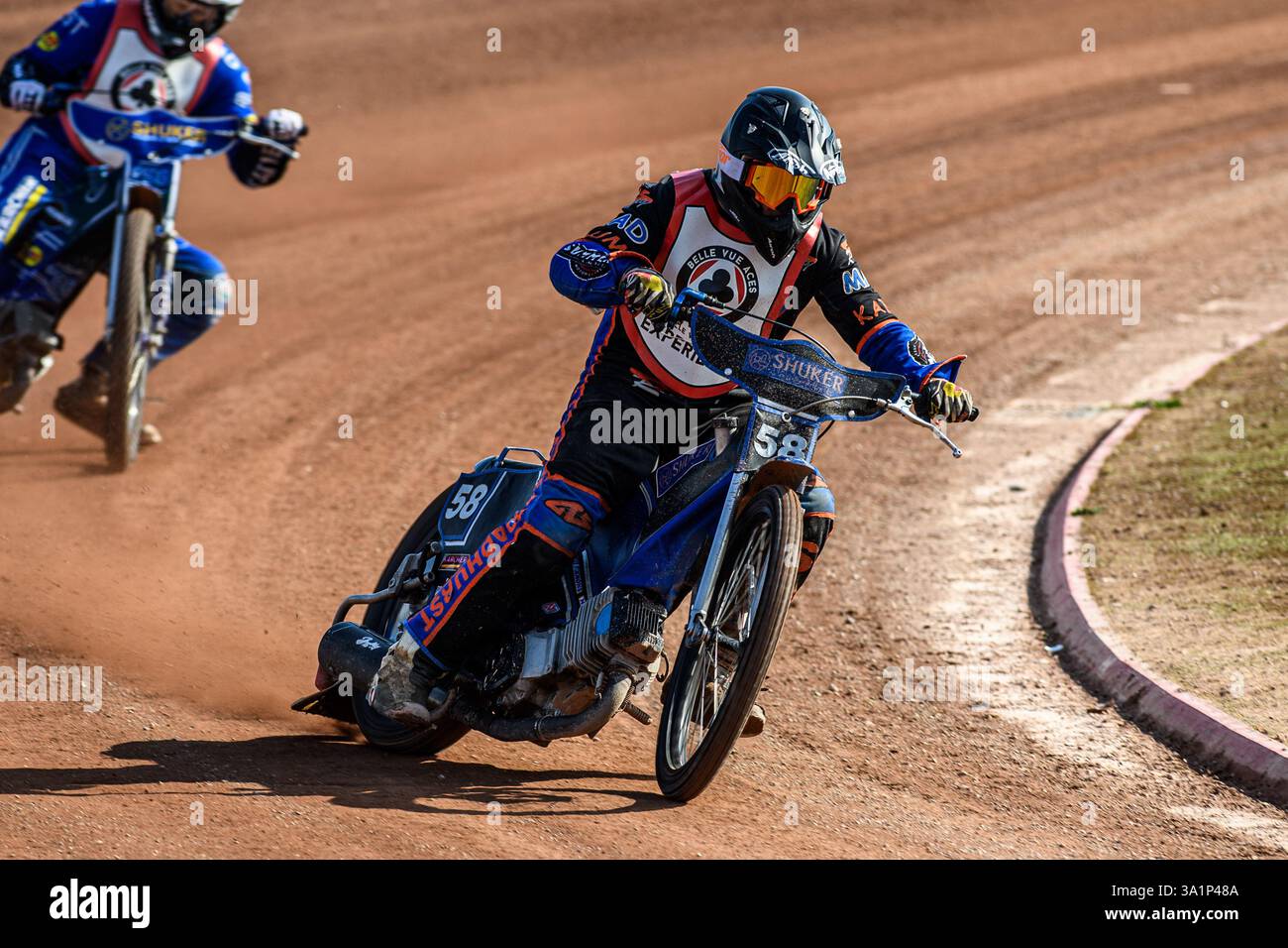 National Speedway Stadium, Manchester on Sunday 9th March 2025. Wayne ...